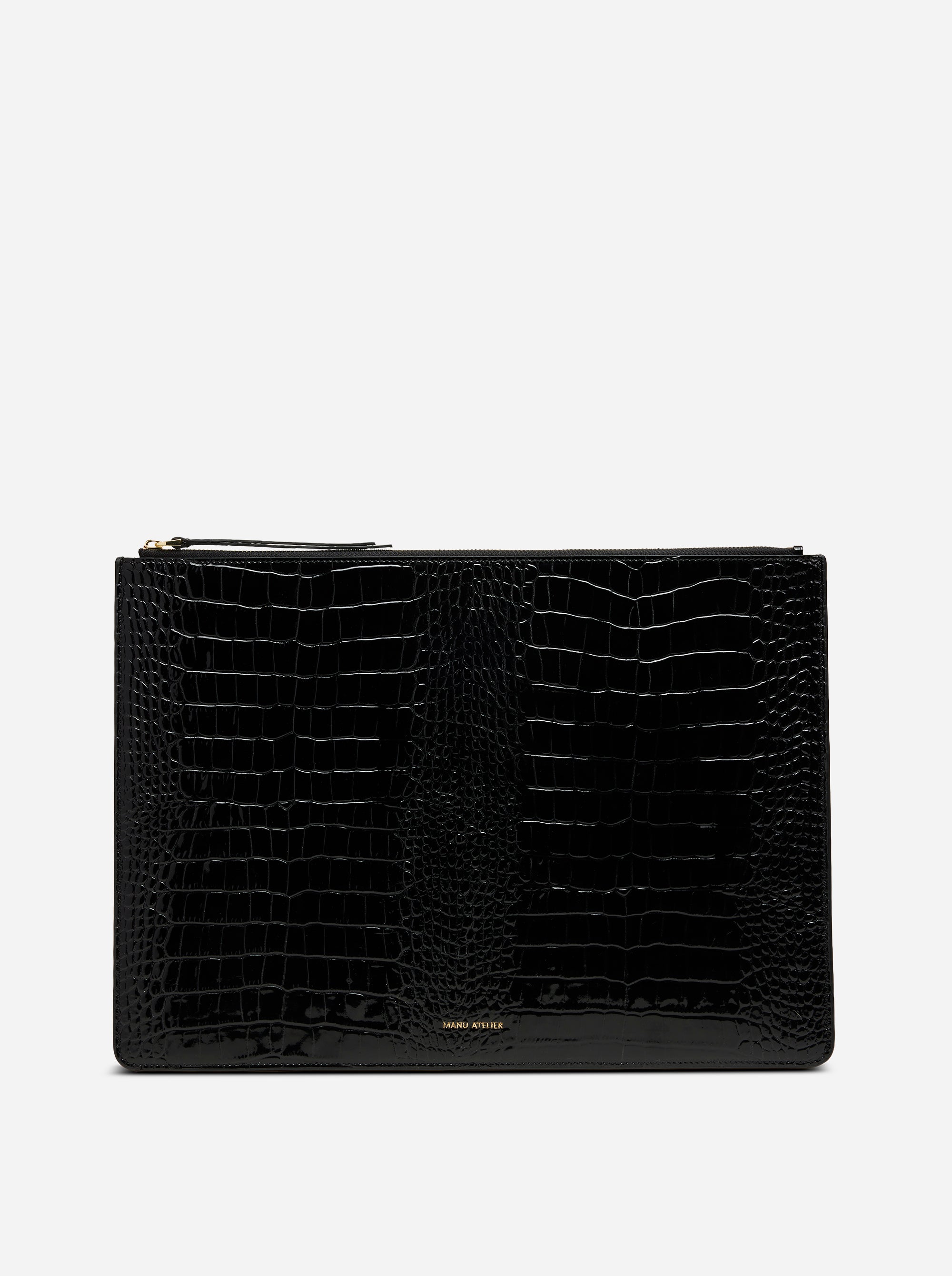 Manu Laptop Case Black Croc by Manu Atelier – Manu Atelier
